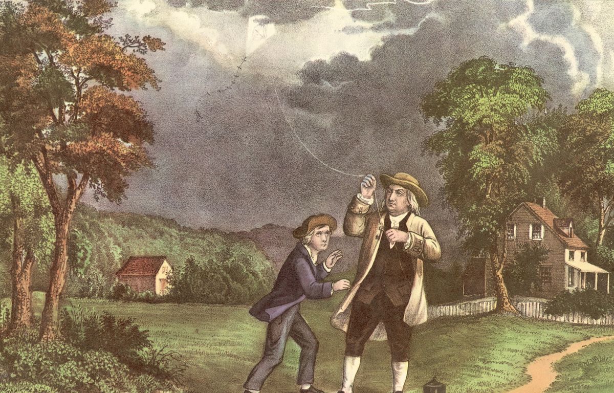 Did Benjamin Franklin really use a kite to discover electricity ...