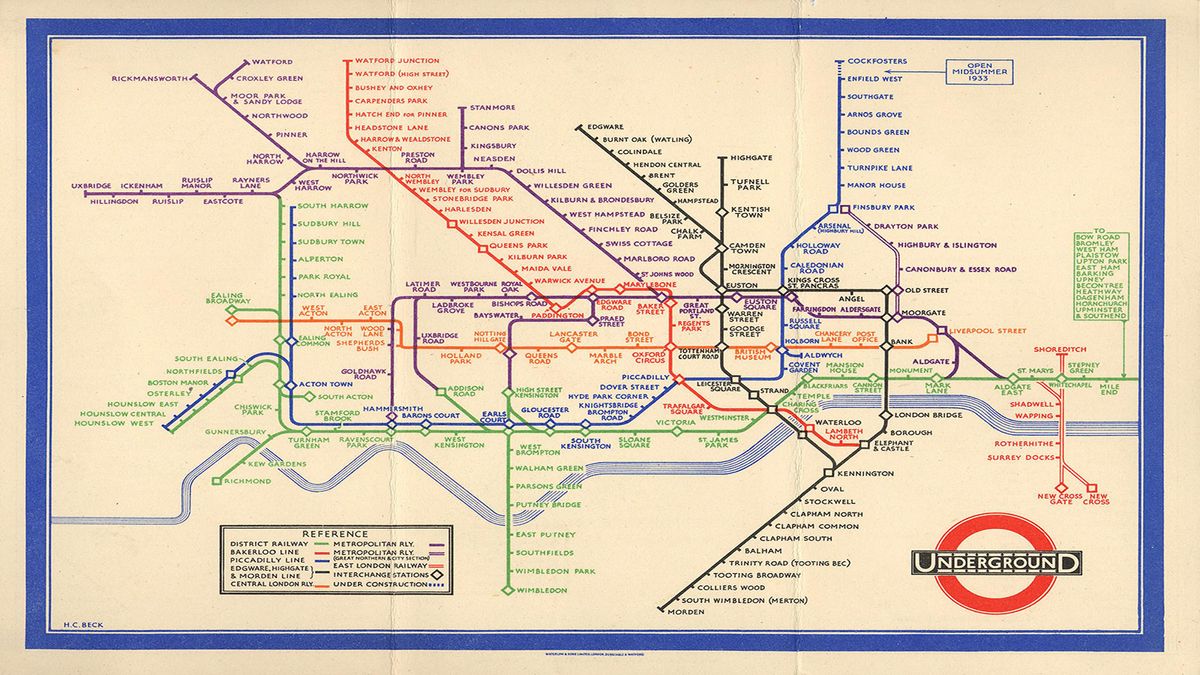 Why This 1933 London Tube Map Is Still Considered Design Genius ...