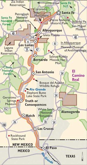 Mapquest New Mexico Map